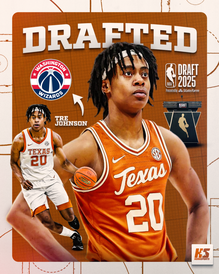 Former Texas superstar Tre Johnson selected as lottery pick in NBA ...