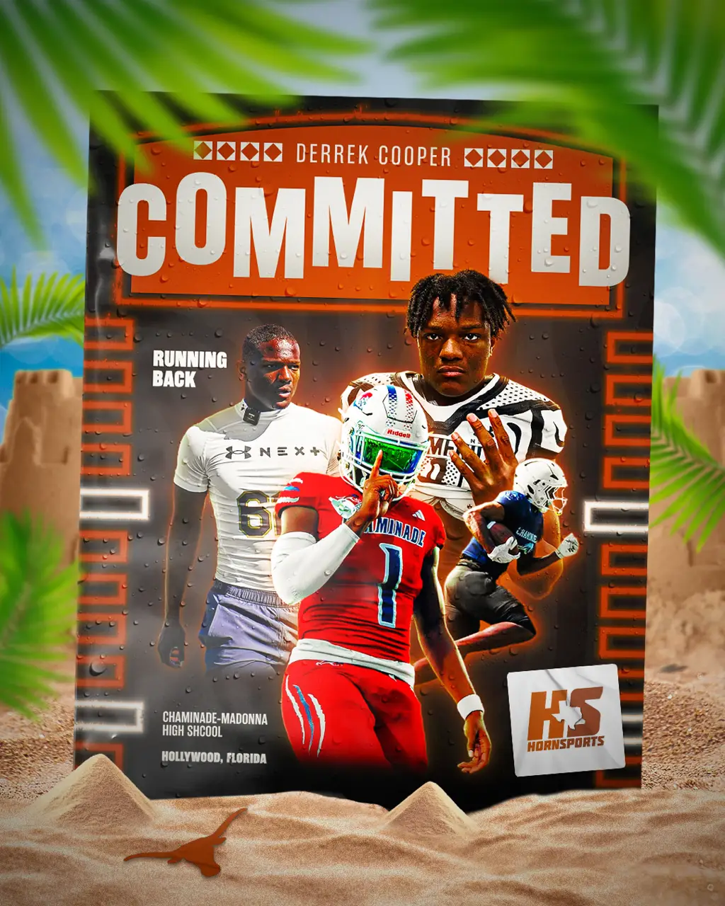 5 star running back Derrek Cooper commits to Texas - HornSports